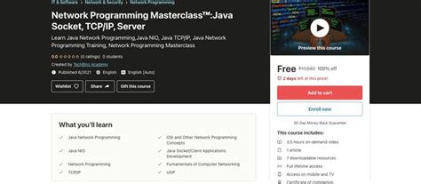 network programming masterclass™ java socket tcp ip server