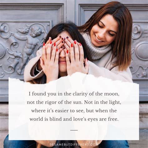 50 Most Romantic And Heartwarming Lesbian Love Quotes Sesame But Different