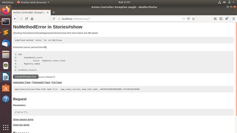 ruby on rails nomethoderror in browser but work in console stack
