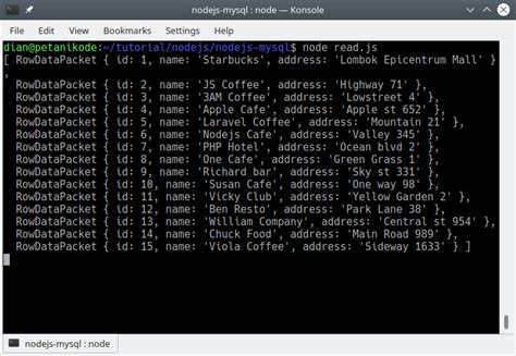 learning nodejs 9 how to use the mysql database on nodejs blog for