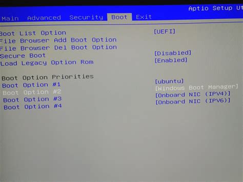 Windows Manager Bios