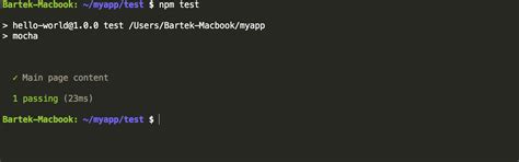 如何在node js应用上运行mocha chai测试 buddy