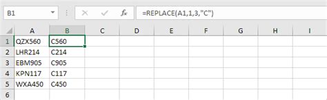 how to use substitute vs replace in excel excel examples