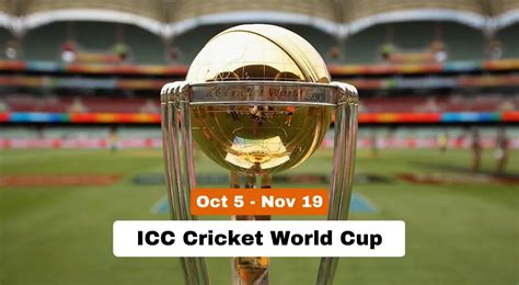 Icc World Cup 2023 Schedule Fixtures Time Table Points Table