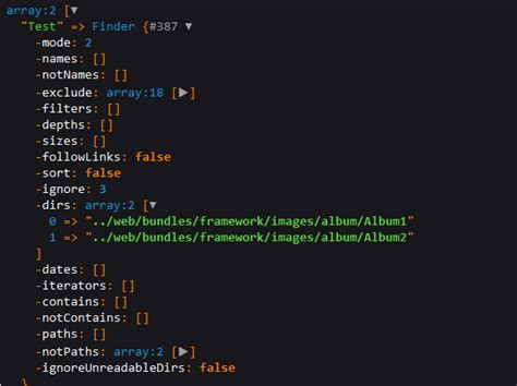 symfony get and return directories with finder for twig stack overflow