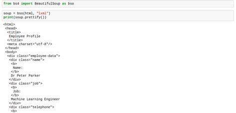 beautifulsoup python web scraping
