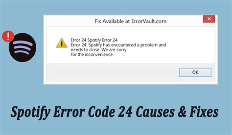 solved spotify error code 24 on windows 10