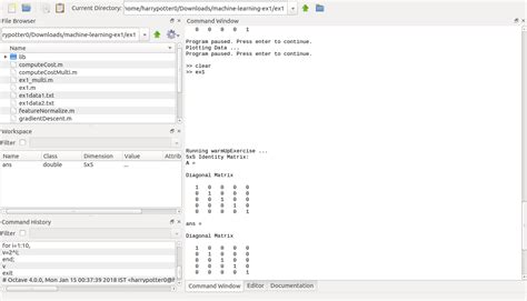 matlab — octaveで mファイルを実行する方法
