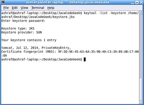 java keystore example