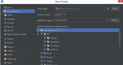 creating a simple java web app using intellij idea and setting up