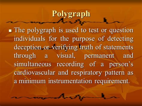 The Science Of Lie Detection Ppt Download
