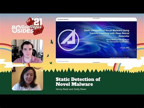 Security Bsides Talk Static Detection Of Novel Malware Using Transfer