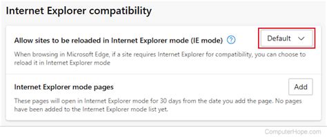 How To Use Internet Explorer Mode In Microsoft Edge