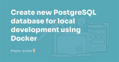 create new postgresql database for local development using