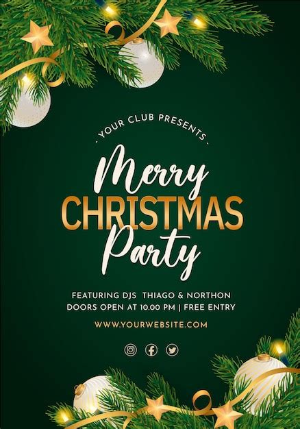 Christmas Posters Free Templates