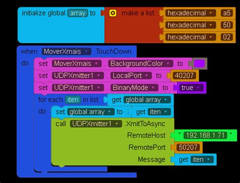 sending udp arrays mit app inventor help mit app