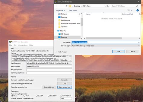 generating ssh key pairs for sap pi po authentication