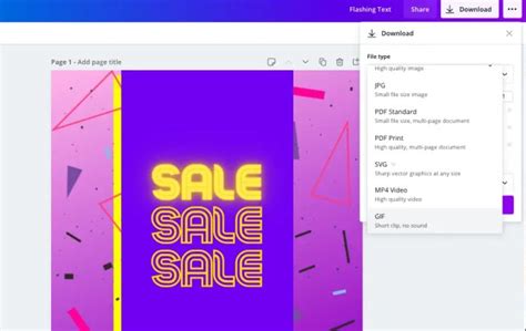 Flashing Text Design Tutorial With Canva How To Create A Blinking 