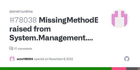 missingmethodexception raised from system management wminetutilshelper