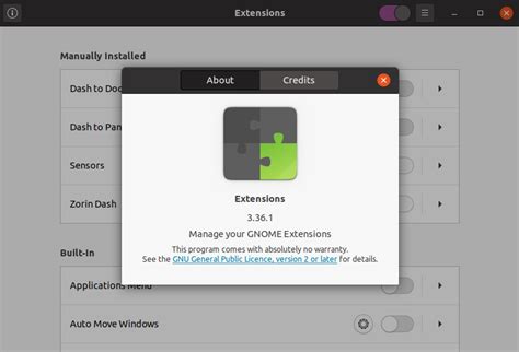 install gnome shell extensions in ubuntu 20 04 the linux user