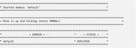 mule4 application deployment is failed to standalone server using