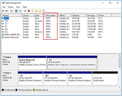 how to see drive s file system on windows 10 4 ways minitool