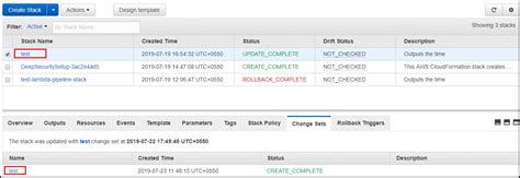 workflow for a continuous delivery pipeline for a lambda application