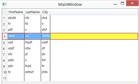 c reset row numbers after deleting an item from datagrid stack
