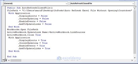 How To Auto Refresh Excel File Without Opening 2 Easy Ways