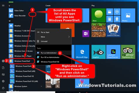 how to launch elevated windows powershell in windows 10 consumingtech