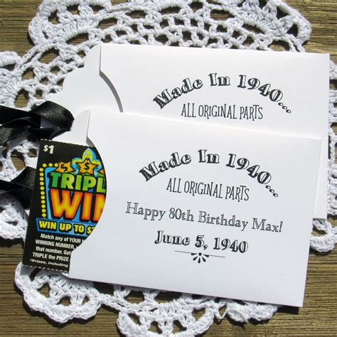 Adult Birthday Favors Adult Party Favor 80th Party Favors Etsy