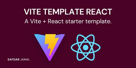 github safdarjamal vite template react a vite react starter template