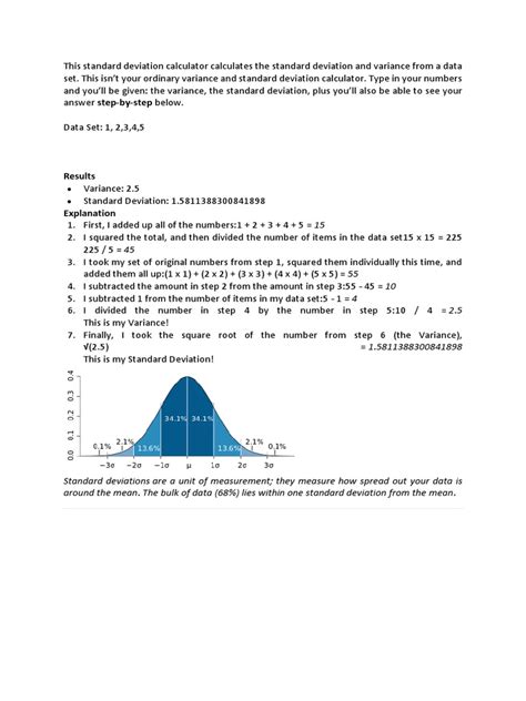 How To Calculate Standard Deviation Pdf Haiper