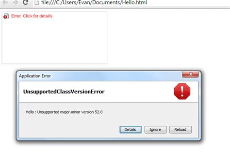 unsupported major minor version 52 0 edureka community