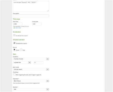 solved why is my simple alert not being triggered with th splunk
