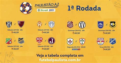 Fpf Divulga Tabela Desmembrada Do Paulistão A2 2021 ~ O Curioso Do Futebol