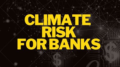 Climate Risk And Risk Management In Banks Youtube