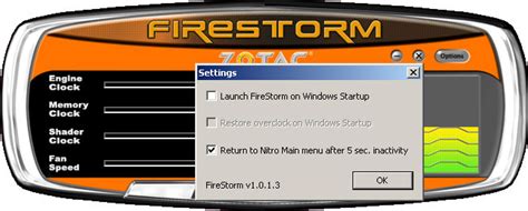 zotac nitro vga overclocking controller review software and testing