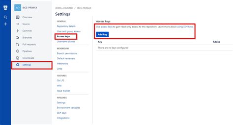 setting up ssh access to bitbucket on windows with