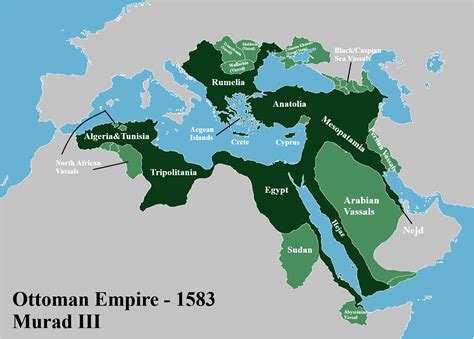 Ottoman Empire 1587 Murad Iii Labeled R Mapporn