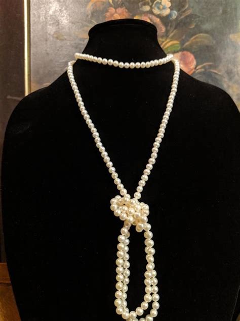 Rope Length Freshwater Pearl Nearly Round Necklace Etsy In 2021