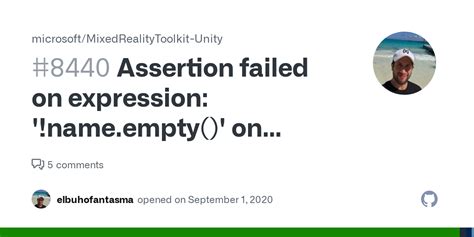 assertion failed on expression name empty on import of the