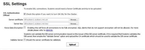configuring cluster ssl settings ignite global support