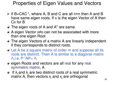 Ppt Quadratic Forms Characteristic Roots And Characteristic Vectors