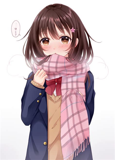 Dessin De Manga Personnage Manga Fille Cheveux Brun