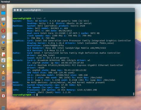 terminal commands to check cpu information on linux