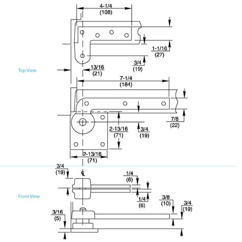 rixson 117 offset hung pivot set