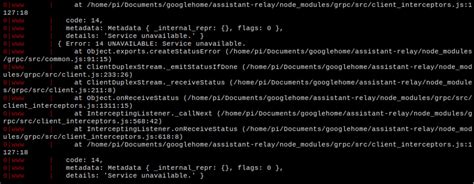 14 unavailable getting metadata from plugin failed with error cannot