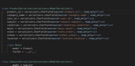 django serializer data is not showing on the api stack