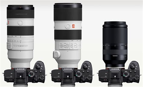 Sony Fe 70 200mm F2 8 Gm Oss Ii Lens Size Comparisons Camera News At